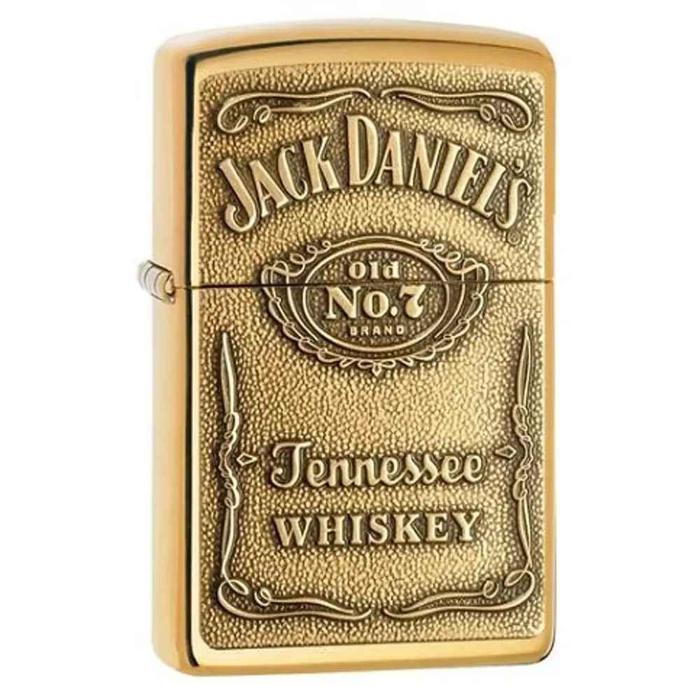 254BJD.428 ZIPPO Upaljač -Jack Daniels Brass Label