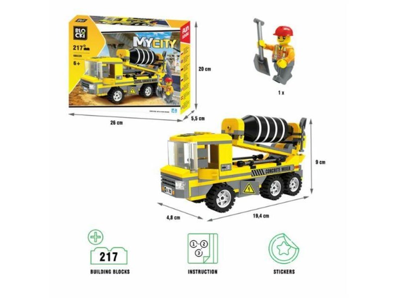 BLOCKI KOCKE KAMION MEŠALICA 76/0226