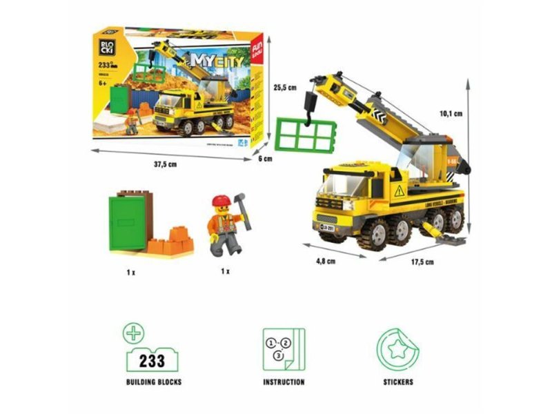 BLOCKI KOCKE KAMION DIZALICA 76/0228