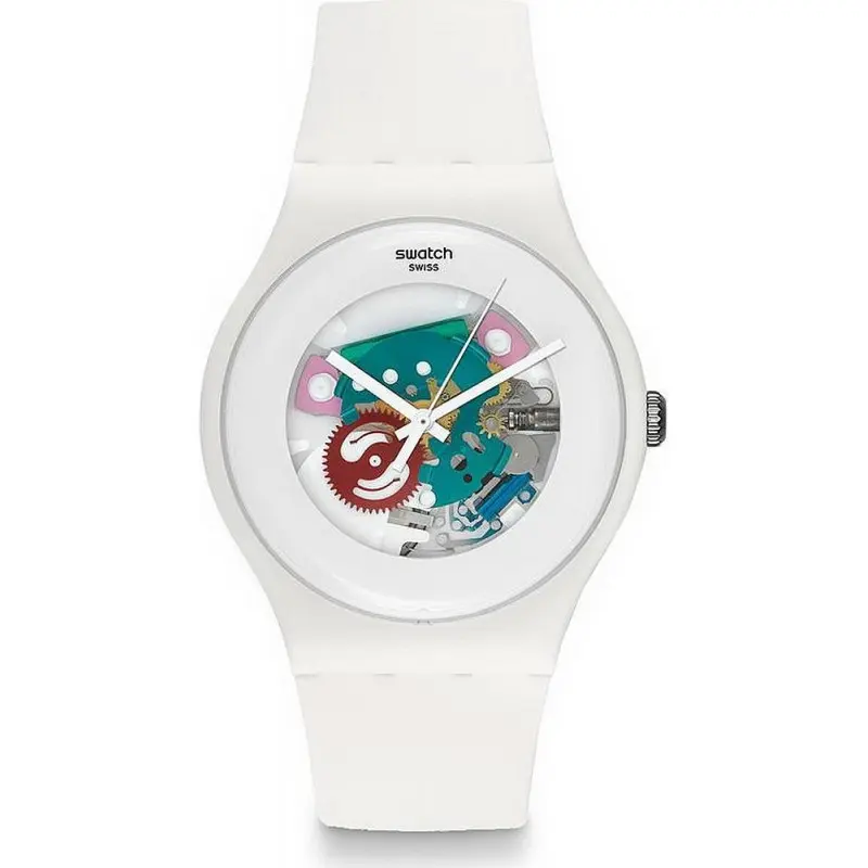 SUOW100 SWATCH NEW GENT- WHITE LACQUERED ručni sat