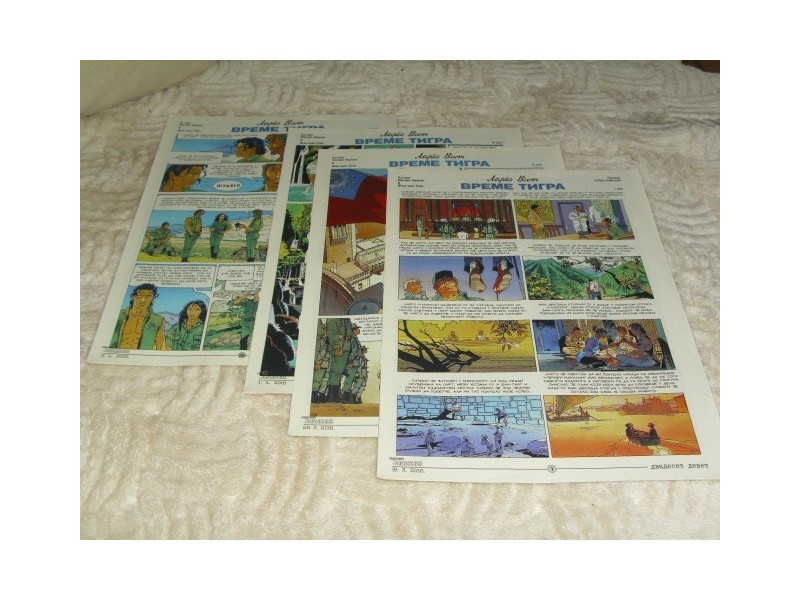Strip iz"Pol.Zabavnika"-LARGO VINČ-Vreme tigra-1-4