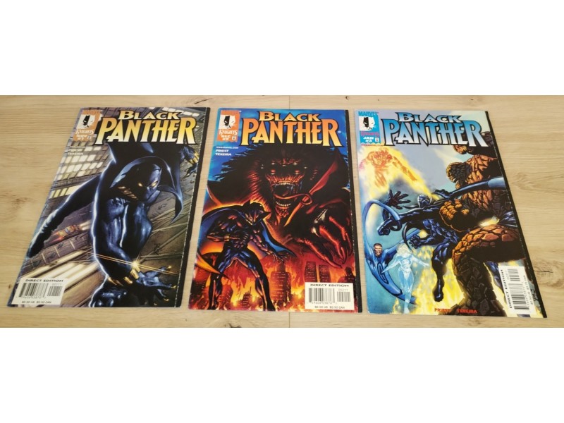 Marvel Knights Black Panther #1-3 (Marvel - C. Priest)