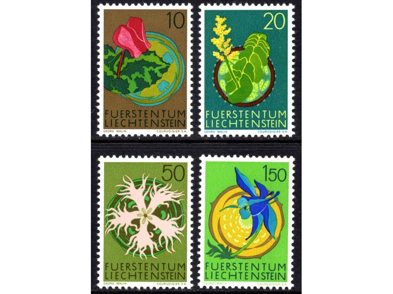 Liechtenstein Furstentum 1971. Flora