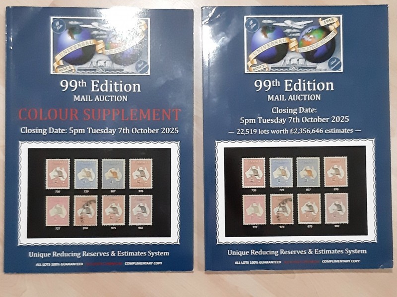 Aukcijski katalog postanskih markica, maraka