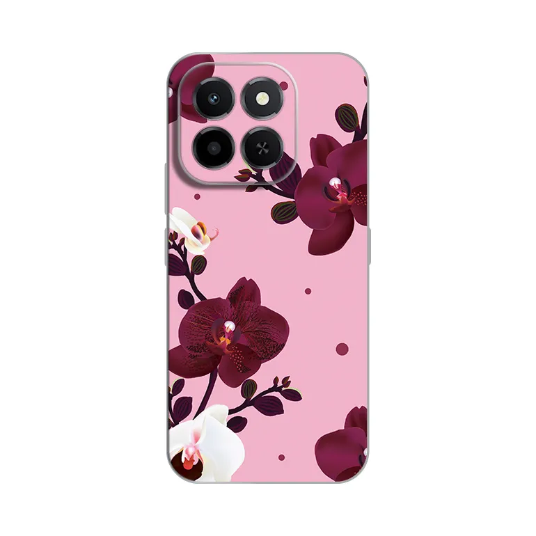 Maska Silikonska Print Skin za Honor X6c Pink Orchid
