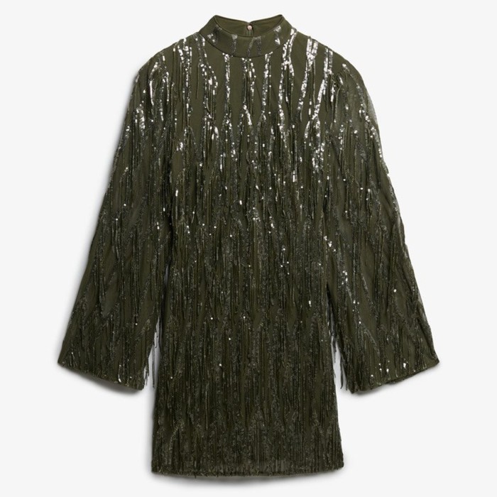 Superdry Fringe Sequin Mini haljina