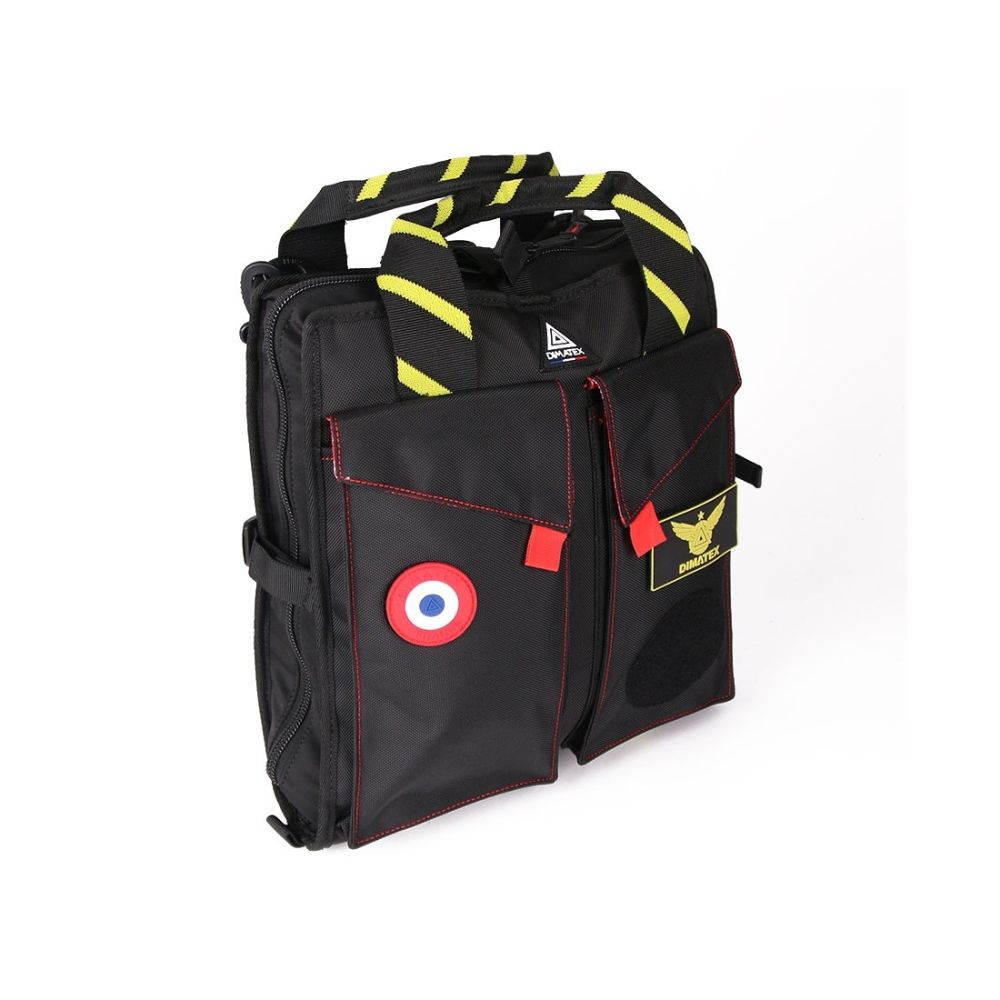 DIMATEX - Flight Bag - TARMAC - Aero Black/Red