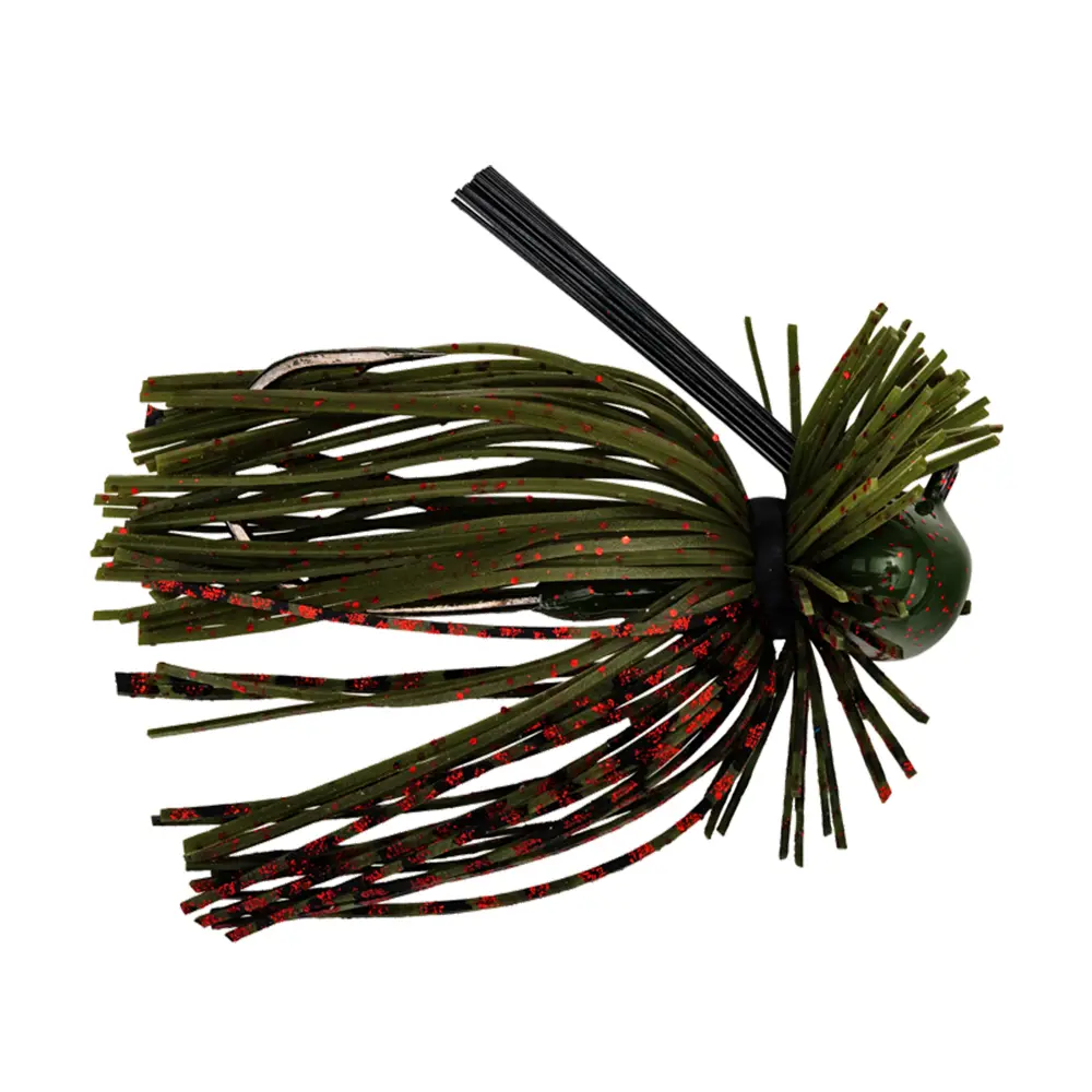 STRIKE KING TOUR GRADE FINESSE FOOTBALL JIG WATERMELON RED 1/4OZ 7G