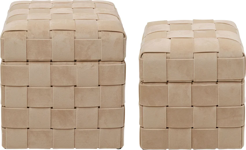 Tabure Weave Beige (2/Set)