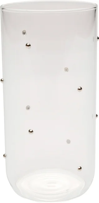 Čaša Glam Dots Silver 14cm