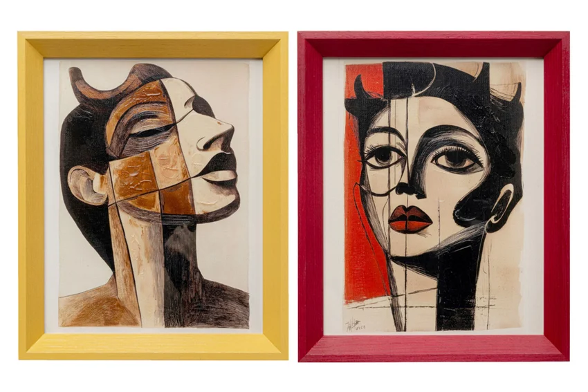Slika Portrait Modern 22x27cm (2/Set)