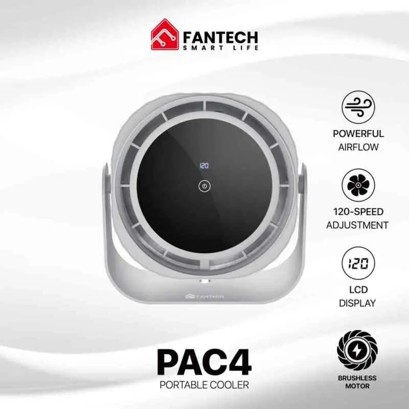 Prenosni ventilator Fantech PAC4 sivi