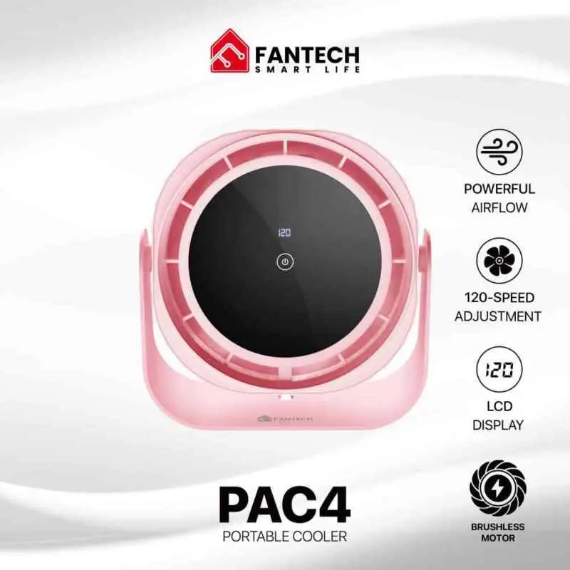 Prenosni ventilator Fantech PAC4 pink