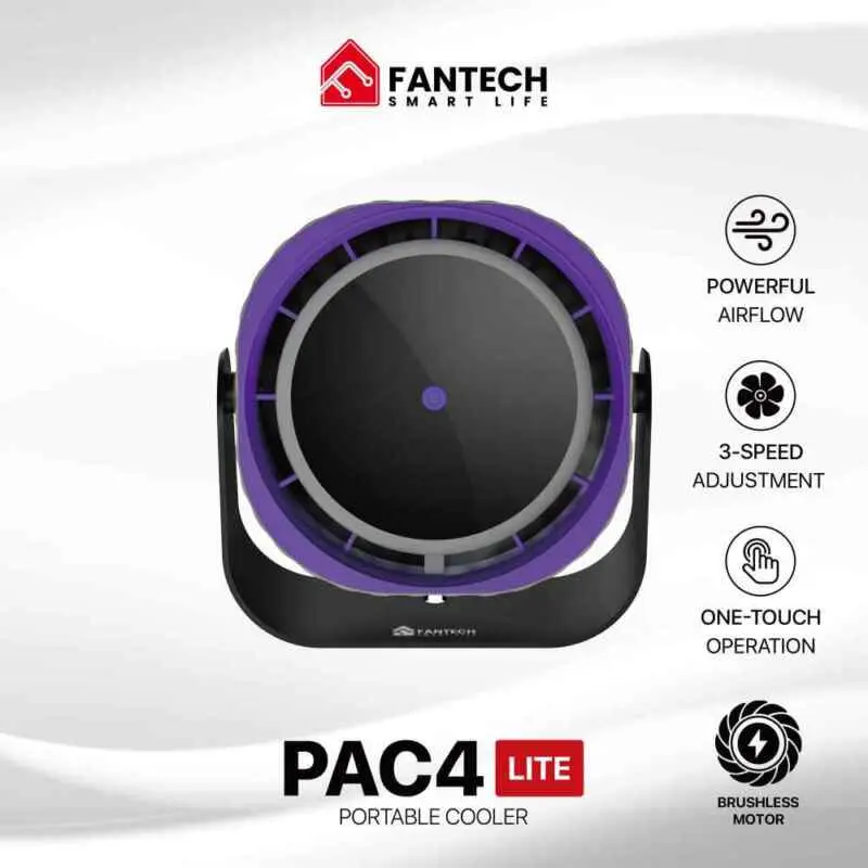 Prenosni ventilator Fantech PAC4 Light sivi
