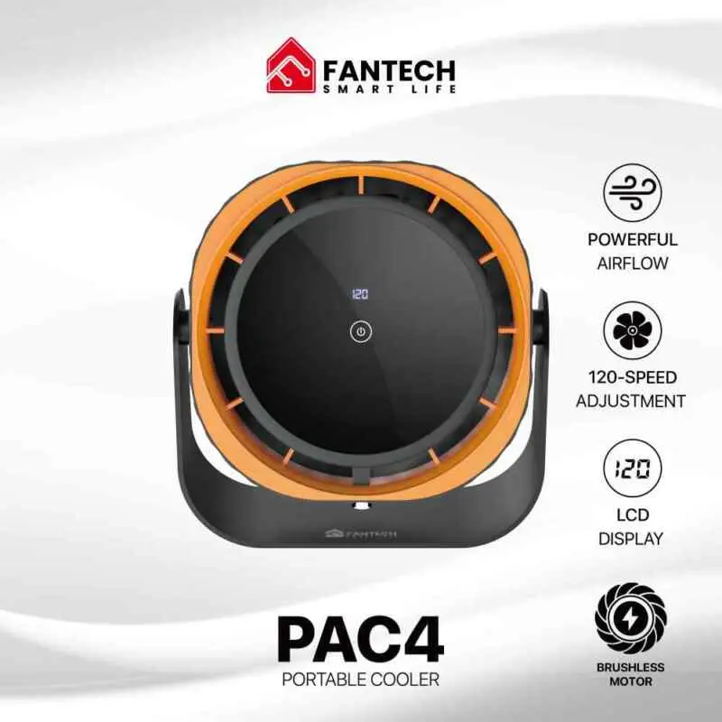 Prenosni ventilator Fantech PAC4 crni
