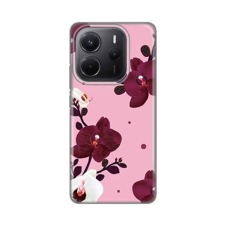Maska silikon Print za Xiaomi Redmi Note 14 4G SRB Pink Orchid