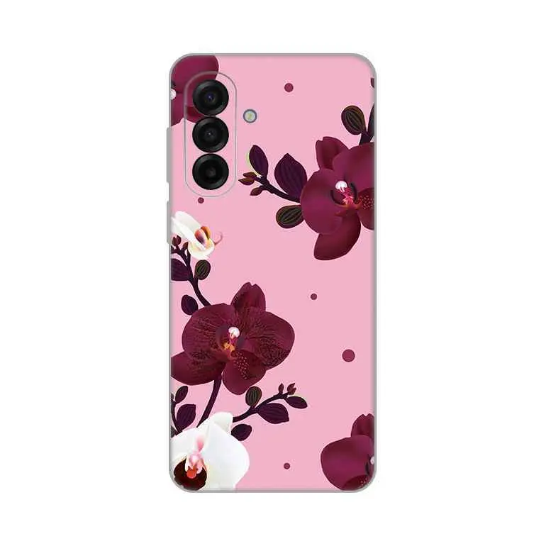 Maska silikon Print za Samsung A175F Galaxy A17 Pink Orchid