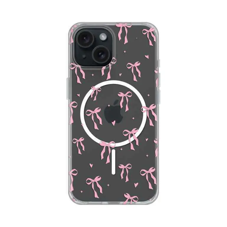Maska Print Magsafe za iPhone 15 6.1 Cute Bows