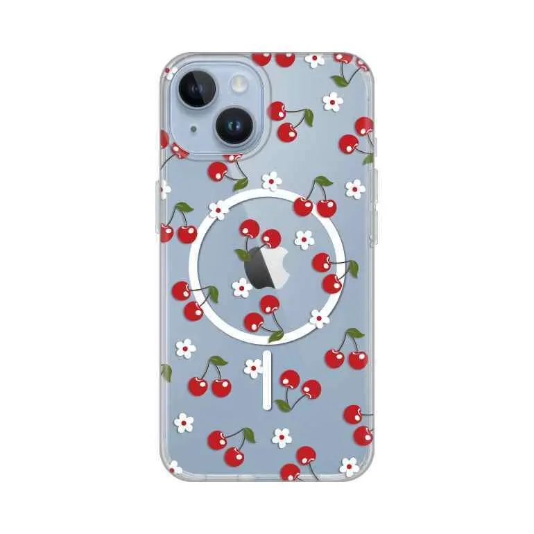 Maska Print Magsafe za iPhone 13/14 6.1 Cute Cherries