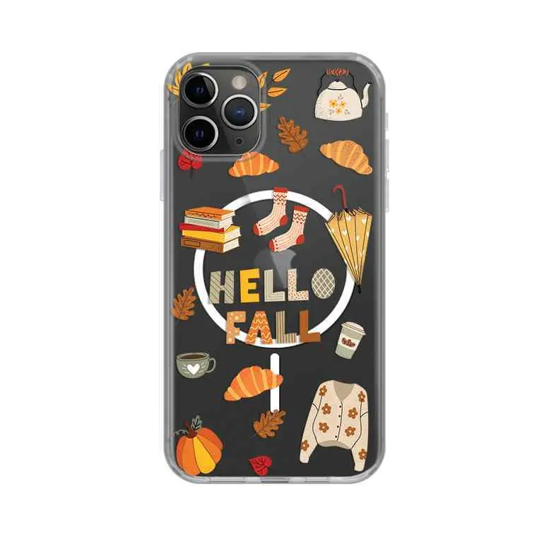 Maska Print Magsafe za iPhone 11 Pro Hello Fall