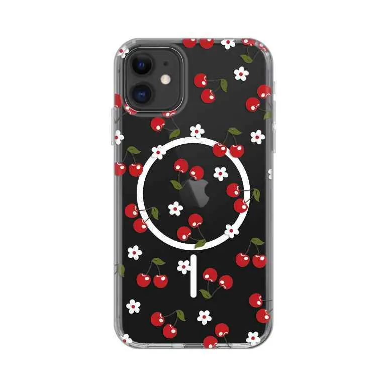 Maska Print Magsafe za iPhone 11 Cute Cherries