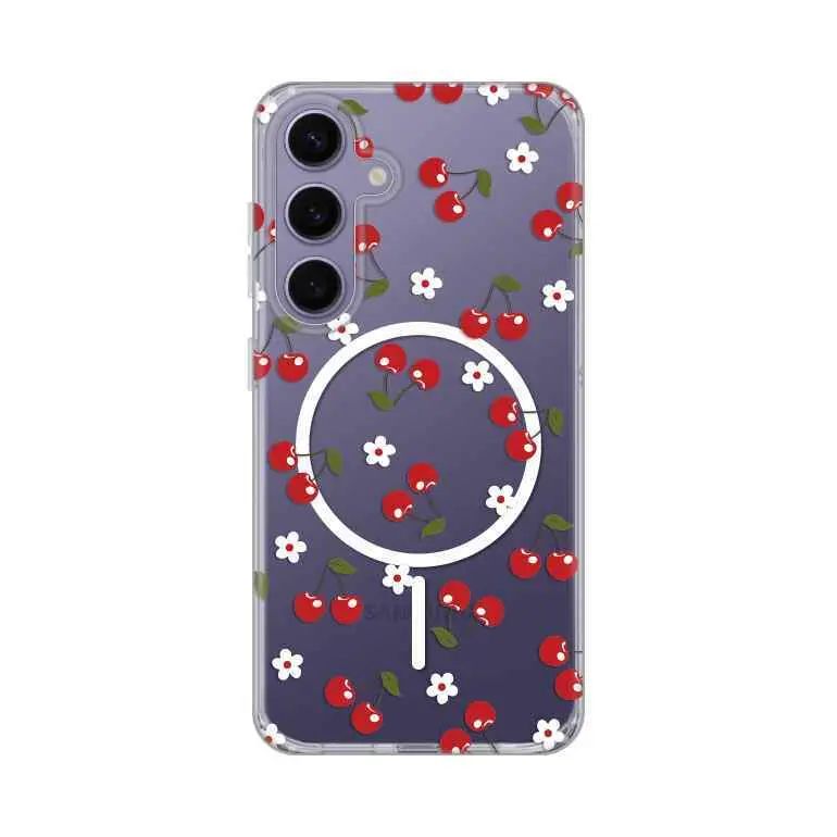 Maska Print Magsafe za Samsung S921B Galaxy S24 Cute Cherries