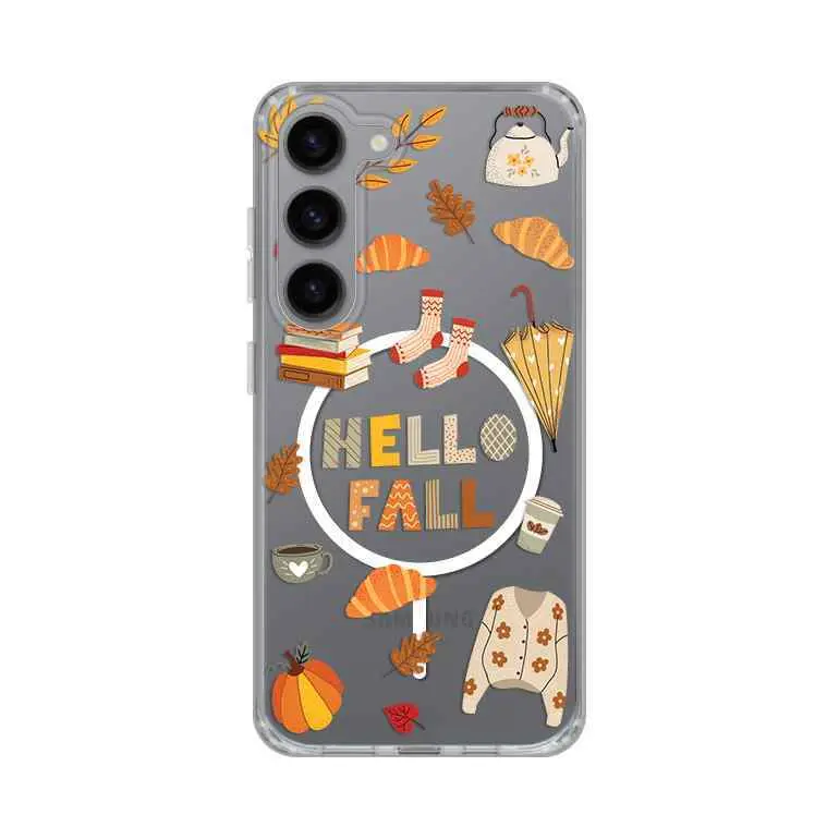 Maska Print Magsafe za Samsung S911B Galaxy S23 Hello Fall