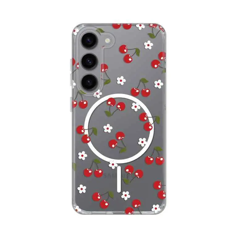 Maska Print Magsafe za Samsung S911B Galaxy S23 Cute Cherries