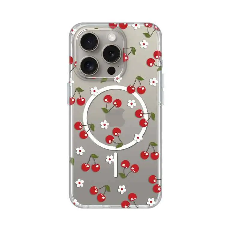 Maska Print Magsafe za iPhone 16 Pro 6.3 Cute Cherries