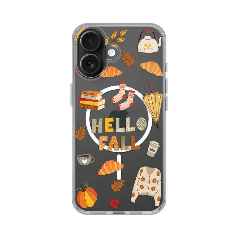 Maska Print Magsafe za iPhone 16 6.1 Hello Fall