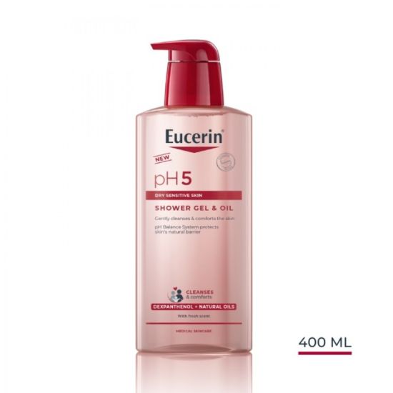 Eucerin pH5 Gel i ulje za tuširanje 400ml