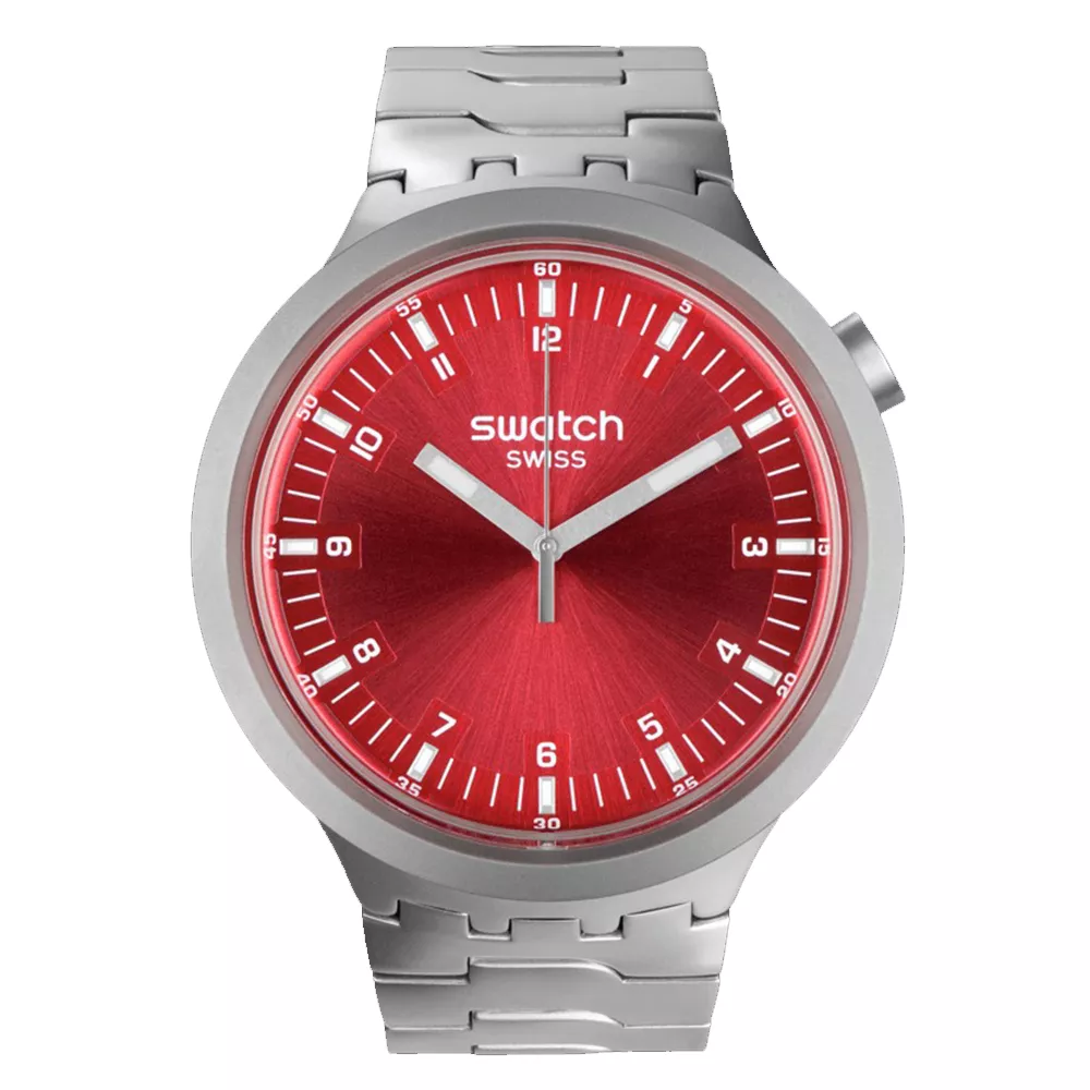 SB07S104G SWATCH Scarlet Shimmer unisex rucni sat