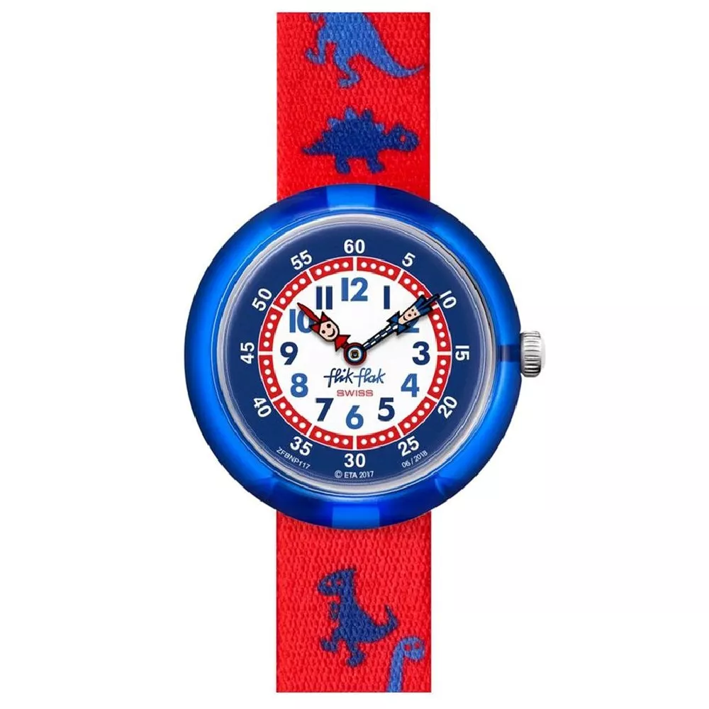ZFBNP117 FLIK FLAK SWATCH Dinosauritos dečiji ručni sat