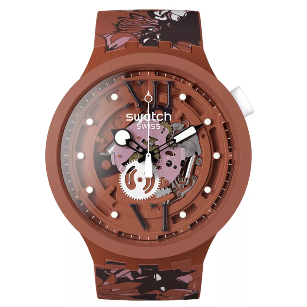 SB05C100 SWATCH Camoflower Cotton muški ručni sat