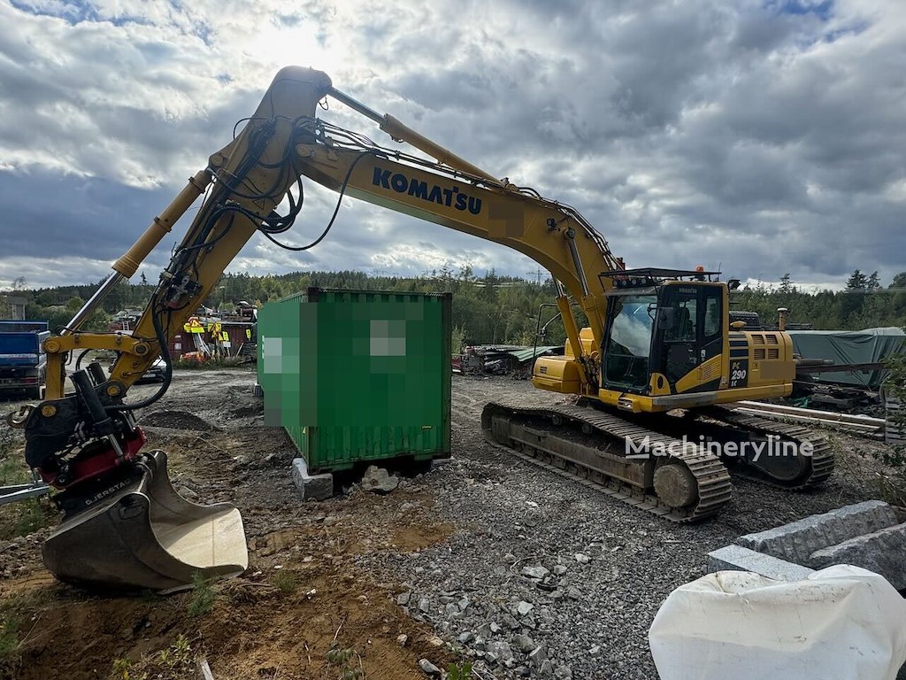 Komatsu PC290LC-11 Beltegraver m/ tilt og 2 skuffer bager guseničar