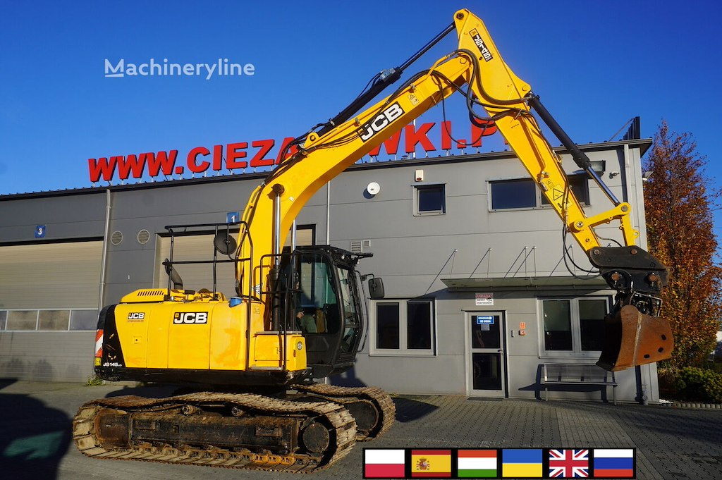 JCB JS 145LC crawler excavator / 4800 MTH bager guseničar