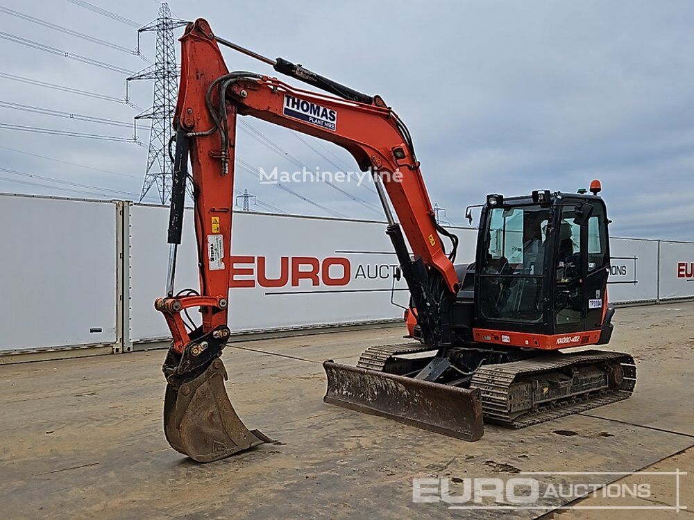 Prodaje se Kubota KX080-4A2 mini bager na aukciji