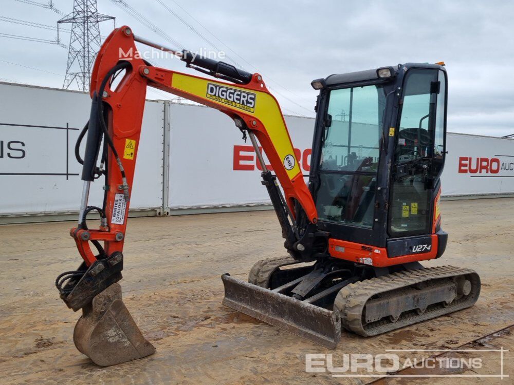 Prodaje se Kubota U27-4 mini bager na aukciji