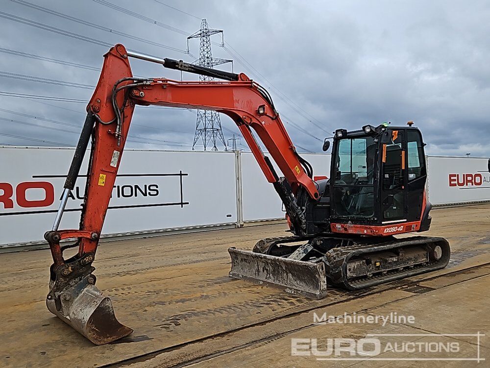 Prodaje se Kubota KX080-4A mini bager na aukciji