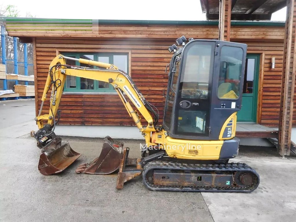 Komatsu pc 26mr-3 ( 2.710kg ) mit powertilt mini bager