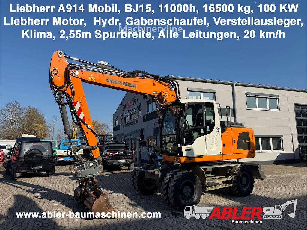 Liebherr A914 Mobilbagger OQ65 bager točkaš