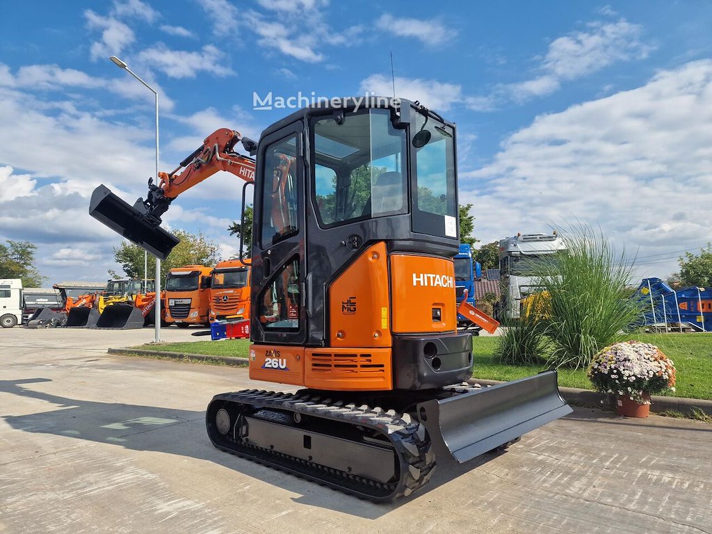Hitachi ZX26U-6 mini bager