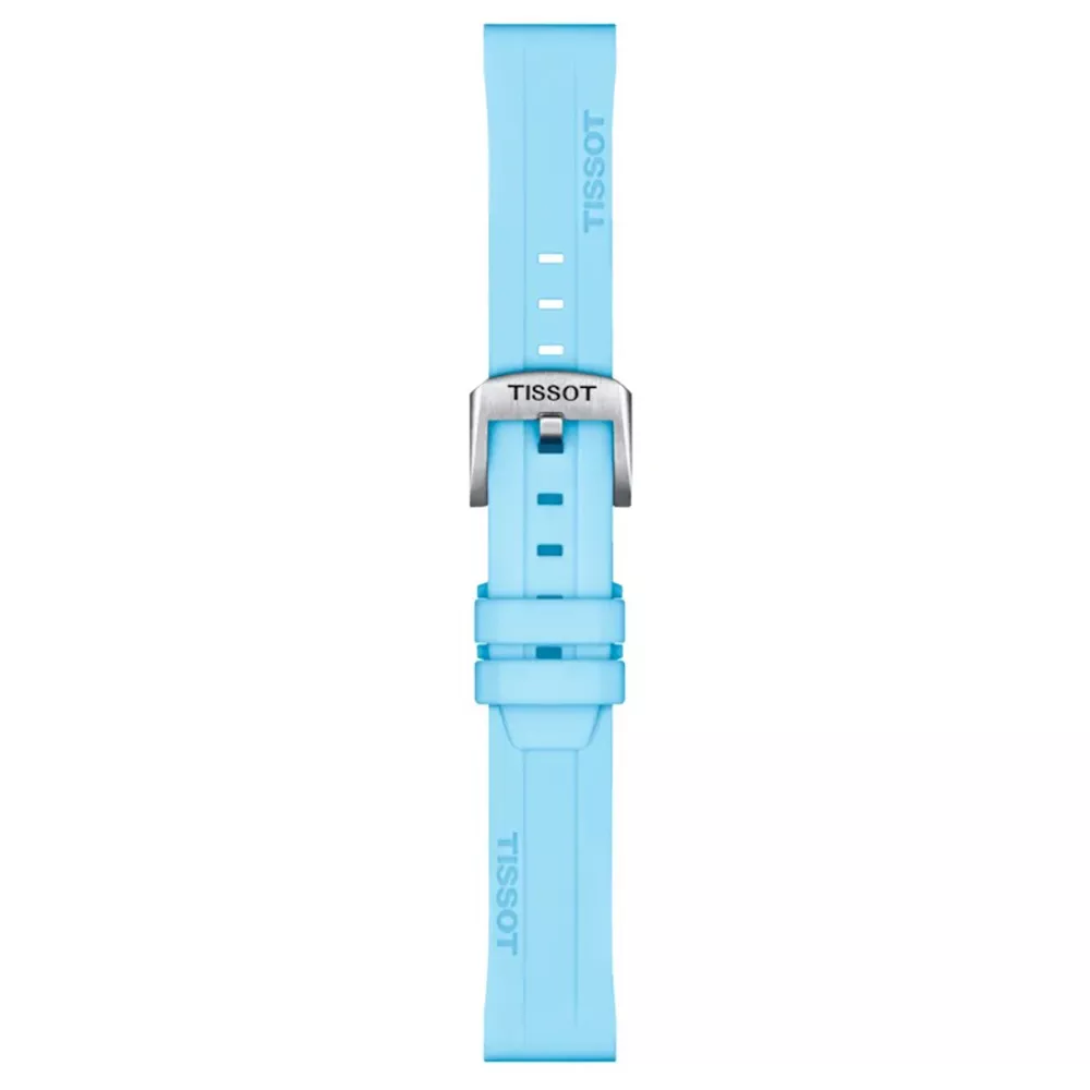 ON.T852047450 TISSOT SILICONE BLUE STRAP