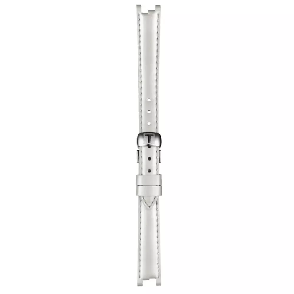 ON.T852036538 TISSOT LEATHER WHITE STRAP