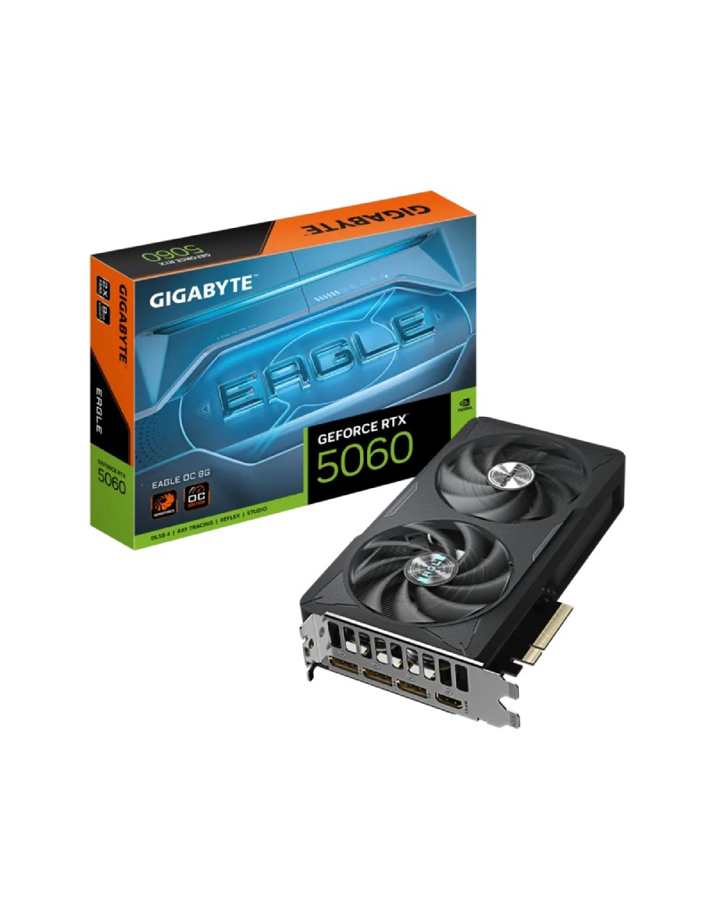 GIGABYTE nVidia GeForce RTX 5060 EAGLE OC 8GB 128bit GV-N5060EAGLE OC-8GD rev 1.0