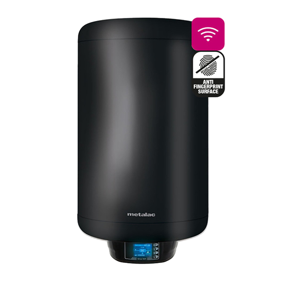 Prohromski bojler Metalac SIRIUS BLACK MB 80 WI, 80 l, 2000 W, WiFi
