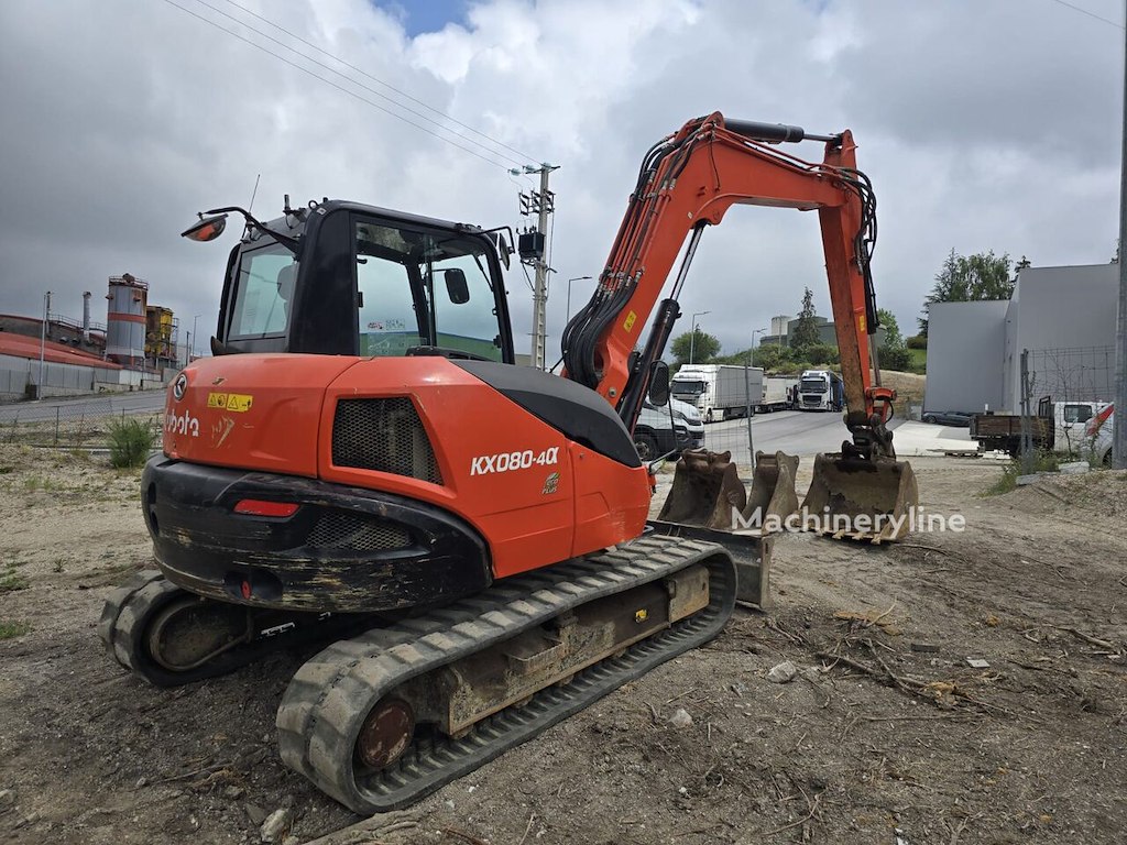 Kubota KX080-4 midi bager