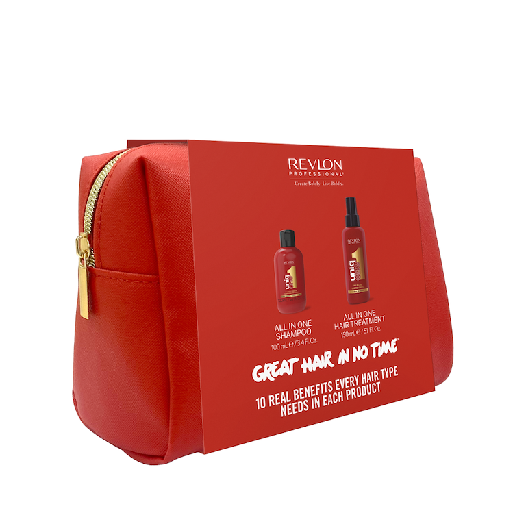 REVLON UNIQONE duo pack limited edition + neseser