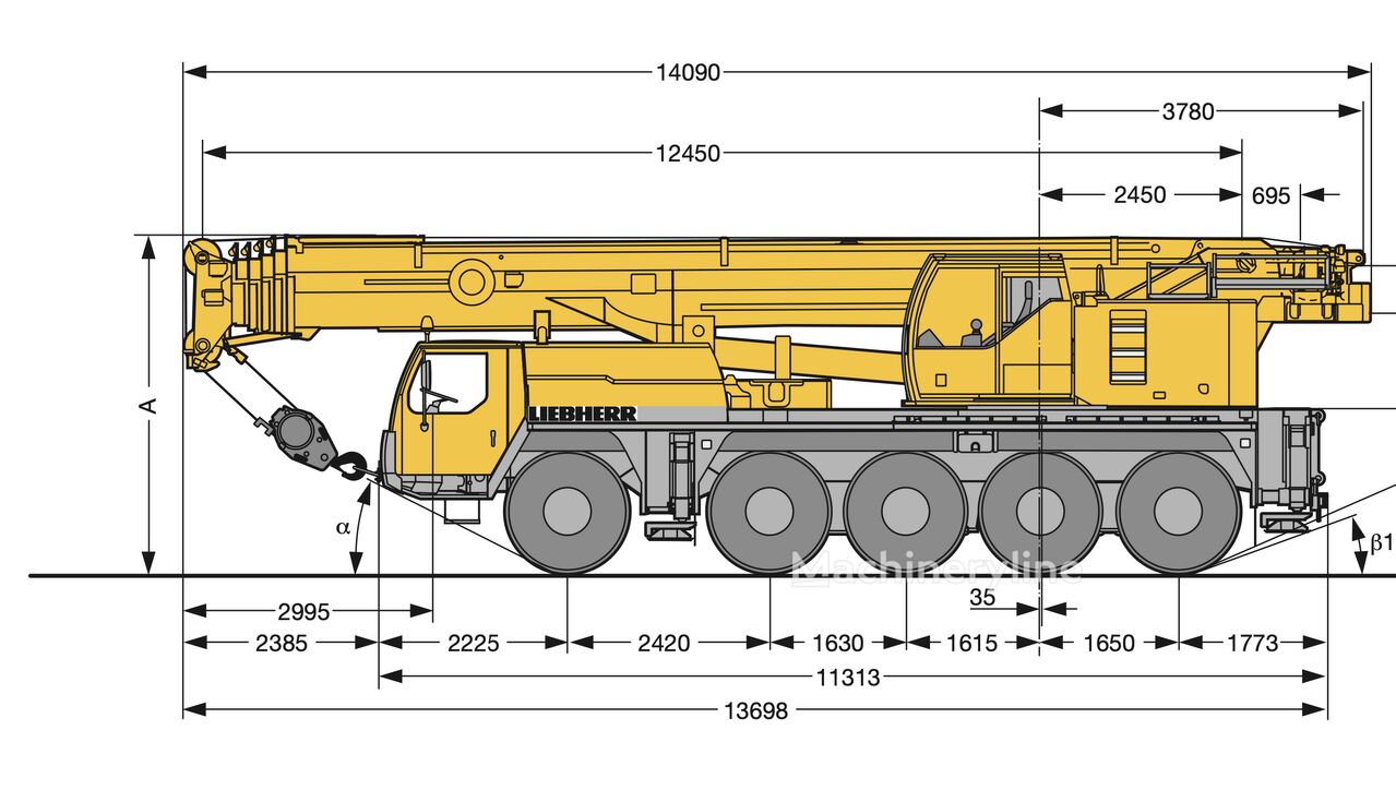 Liebherr LTM 1095-5.1 dizalica za sve terene