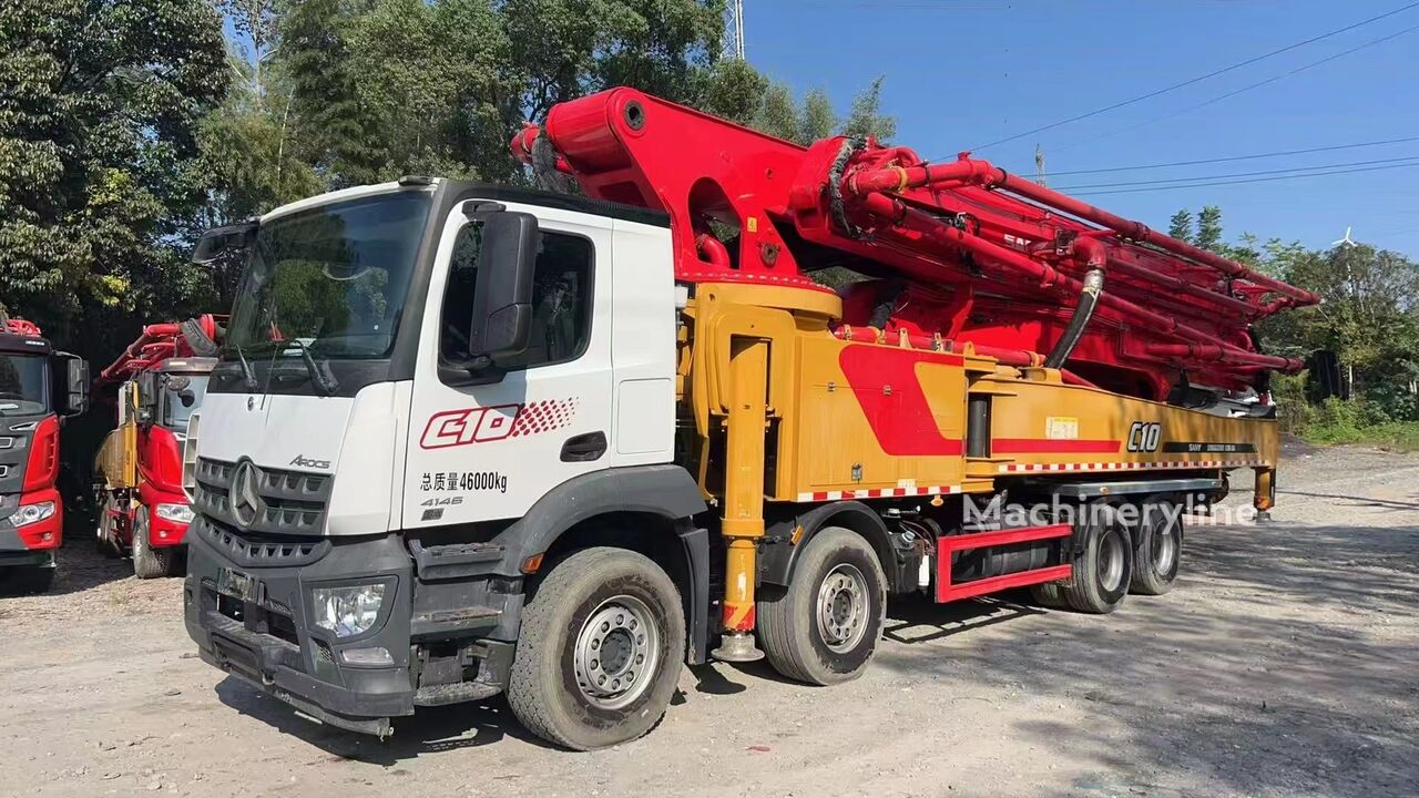 Sany 62m concrete pump truck, classic model with Mercedes-Benz chassi pumpa za beton